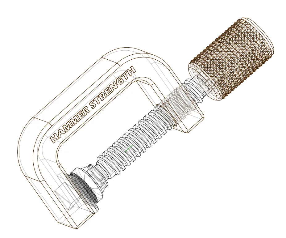 Hammer Strength Clamp, L-XL Size, Strong by vajcnerd - MakerWorld