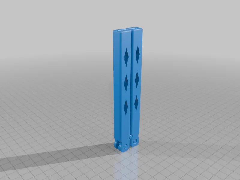 Longer print in place butterfly knife Remixed by user_4178326813 ...