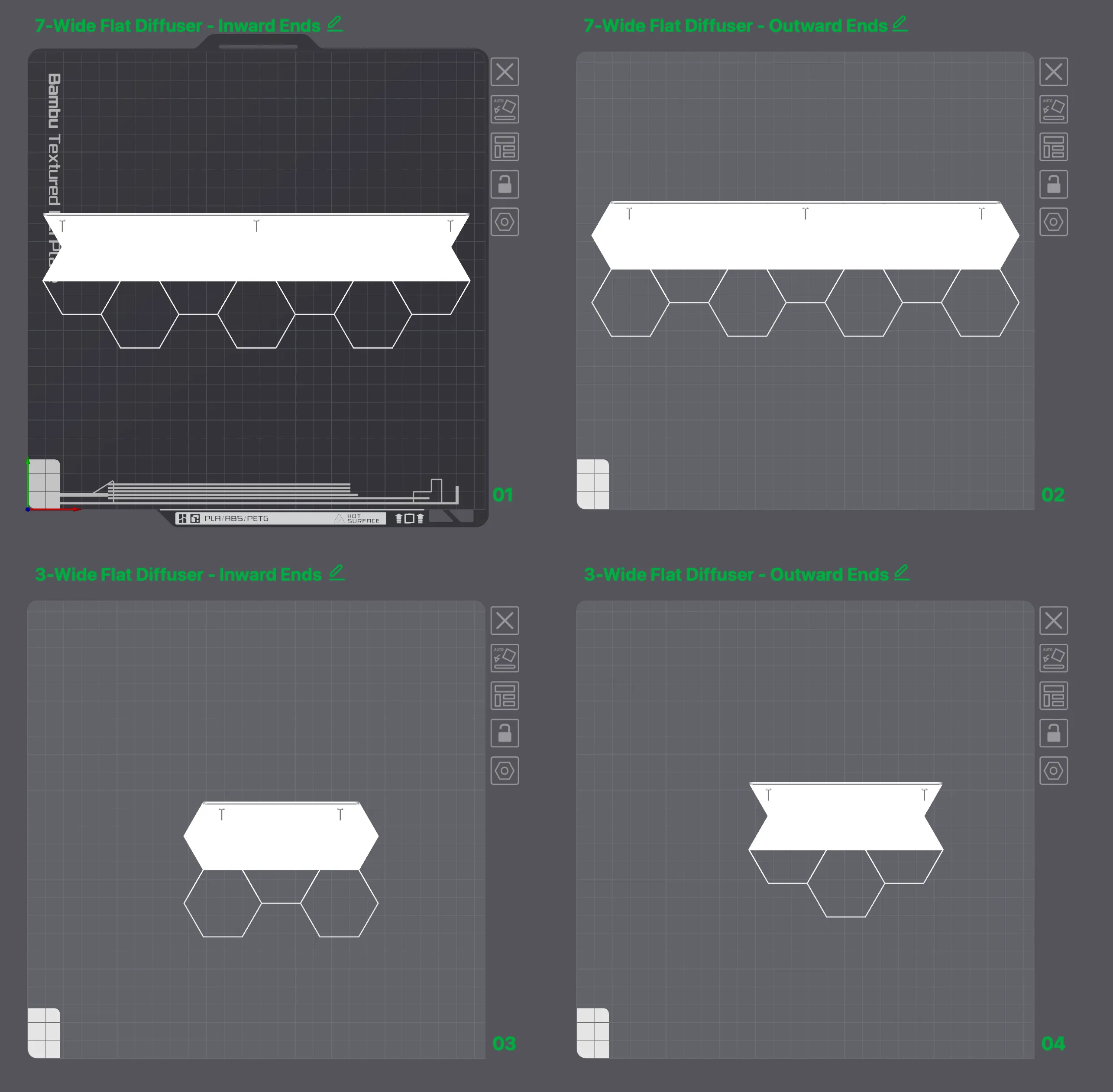 HEX Diffuser Molding/Covers for LED Strip Lights by Joey Lopez Design ...