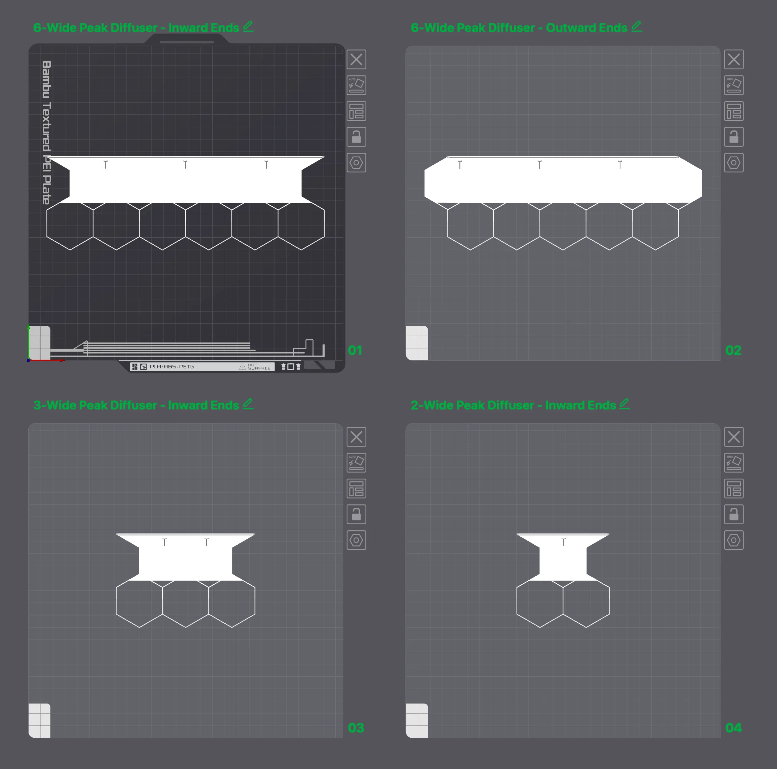 HEX Diffuser Molding/Covers for LED Strip Lights by Joey Lopez Design ...