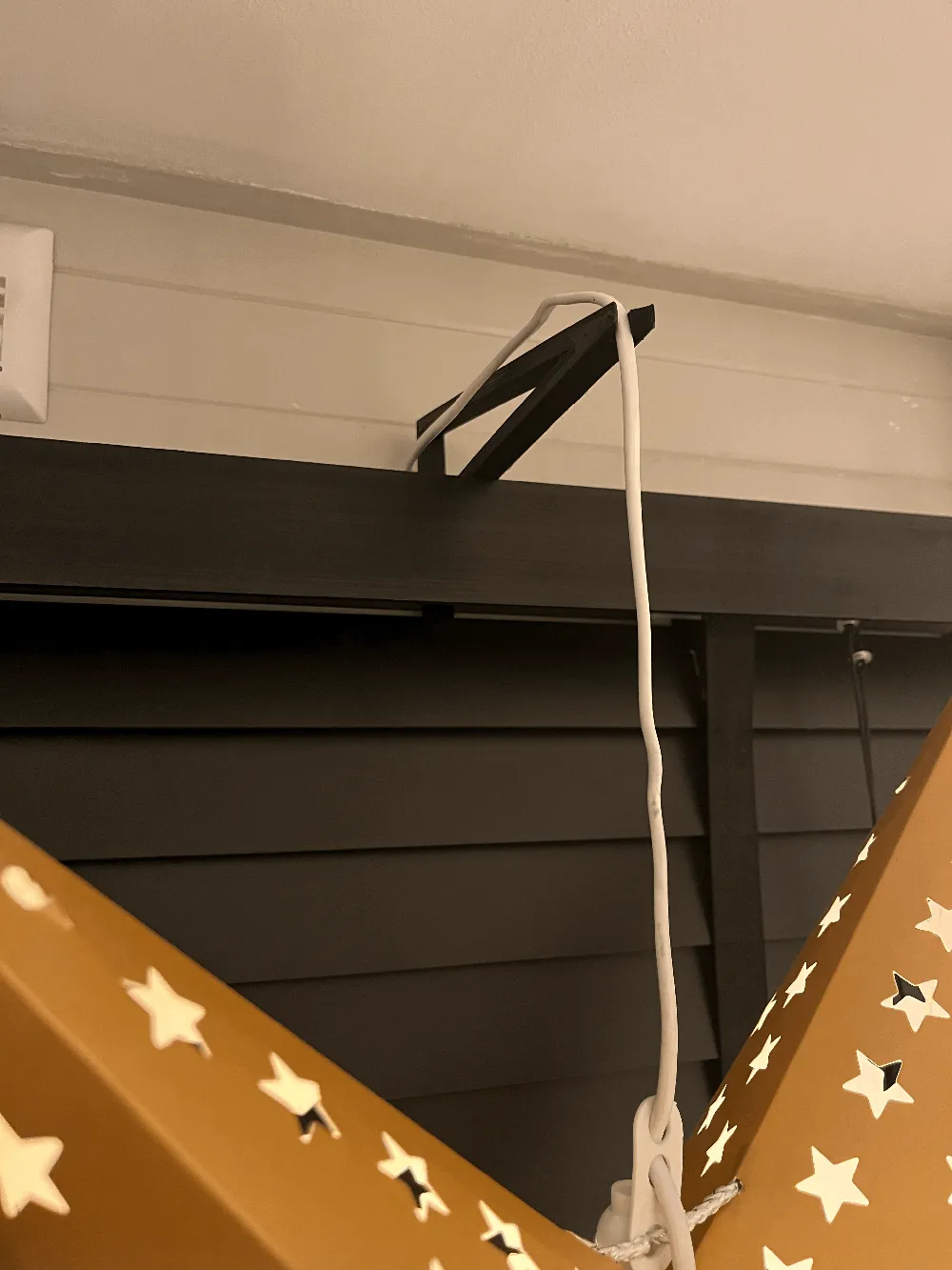 Bracket for hanging Christmas star on shutters by GanymedeOcean ...