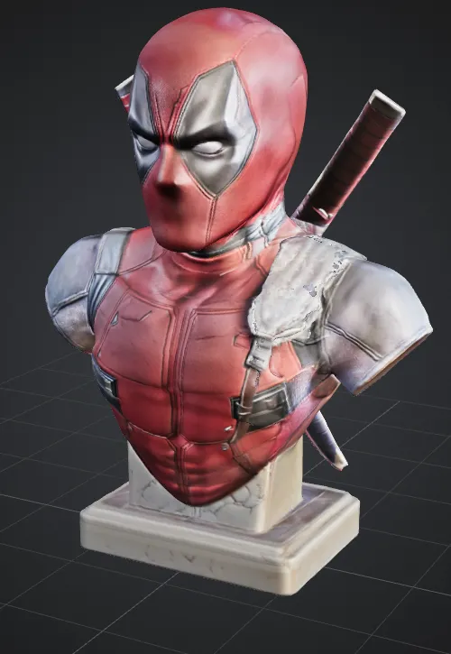 BUST Deadpool by ben 3d - MakerWorld