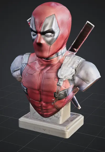 BUST Deadpool by ben 3d - MakerWorld
