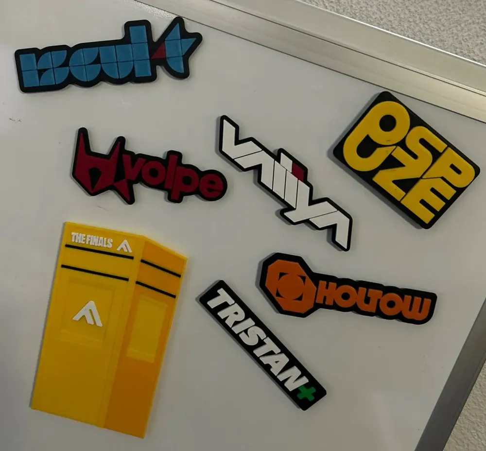 The Finals Sponsor and Stickers / Keychains Remixed by Wissencat ...