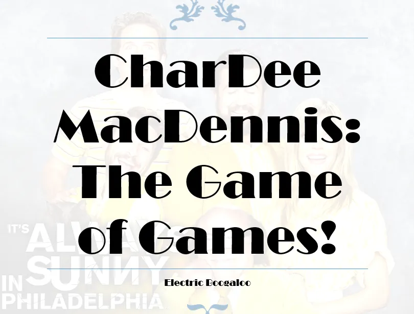 CharDee MacDennis: the Game of Games! by Surreal Sonicus Studios ...