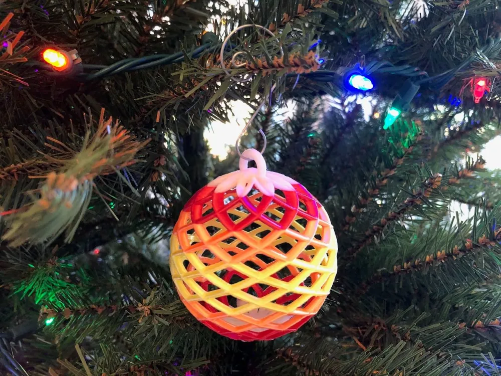 spherical lattice ornament by OnBicmac - MakerWorld