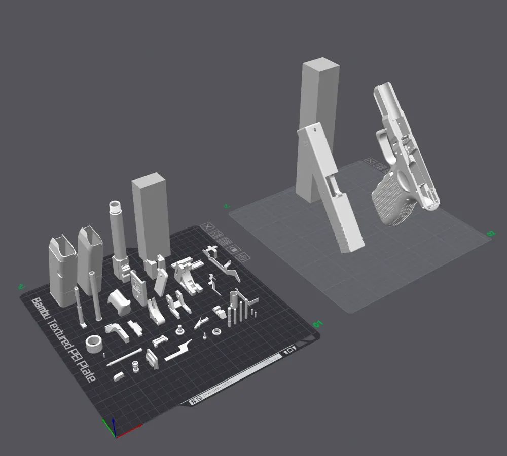 Glock 19 Gen 4 Full-Function 1:1 Shell Ejecting Toy Pistol by RH ...
