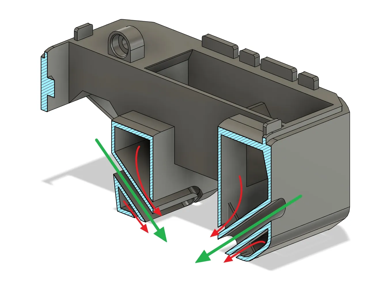 Fan Flow Duct for X1 (Coandă Effect) by FunOrNothing - MakerWorld