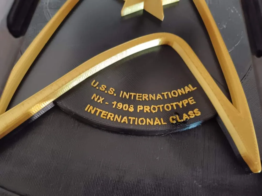 USS INTERNATIONAL NX-1985 by Cios85 - MakerWorld