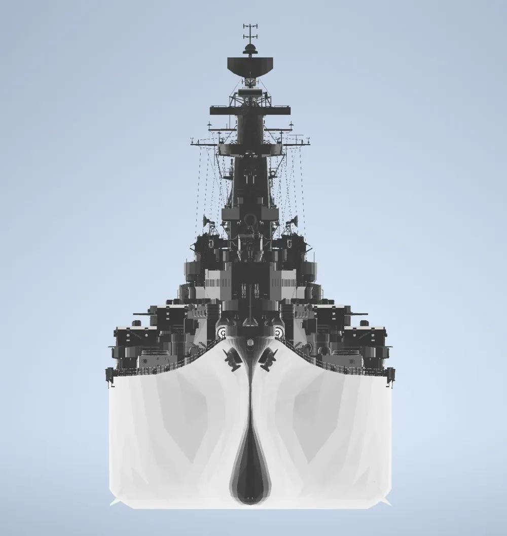 Iowa-class battleship by 马马耶夫MakerWorld: Download Free 3D Models