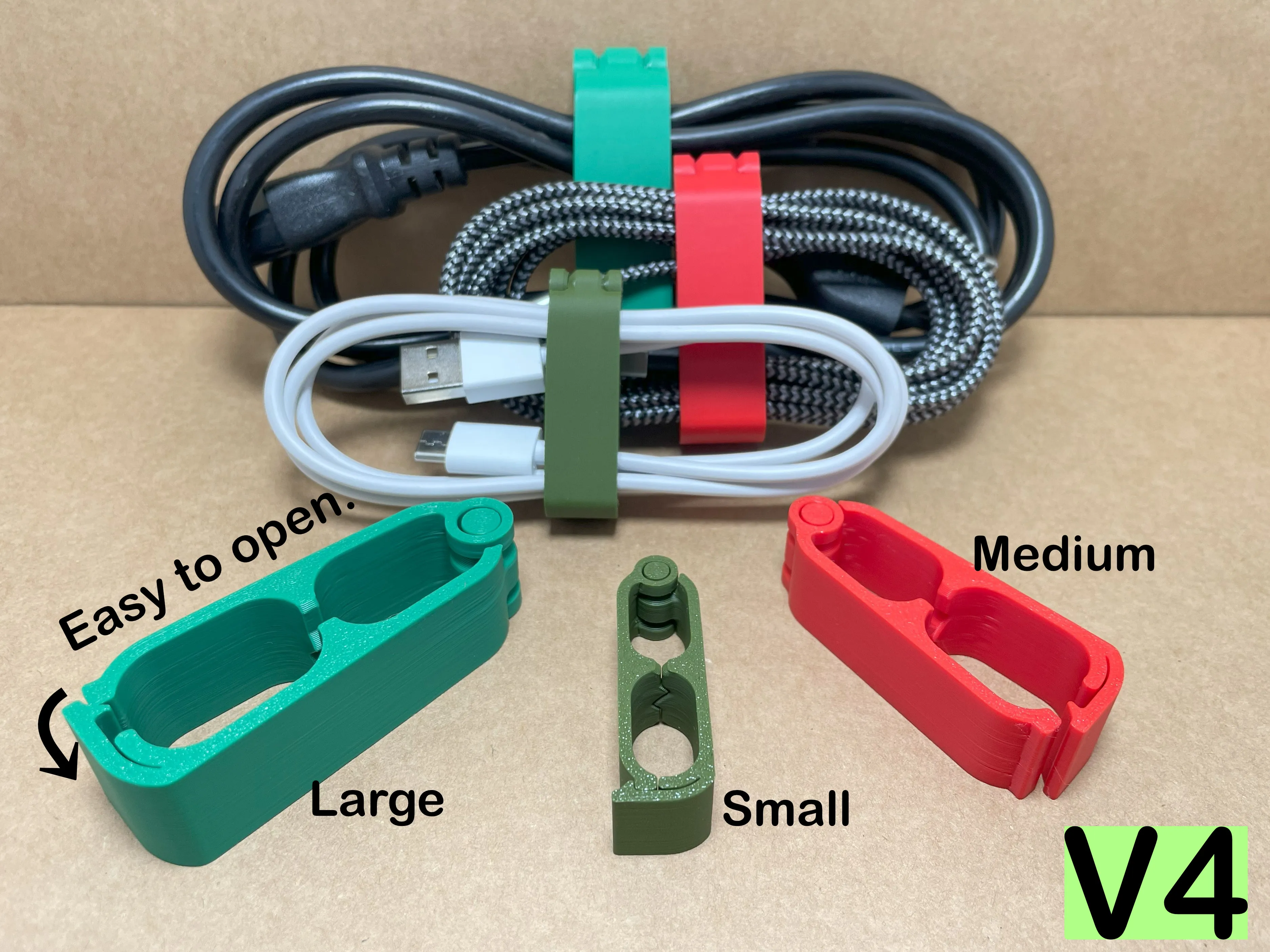 Cable Organizer / Cable Clip - Free 3D Print Model - MakerWorld