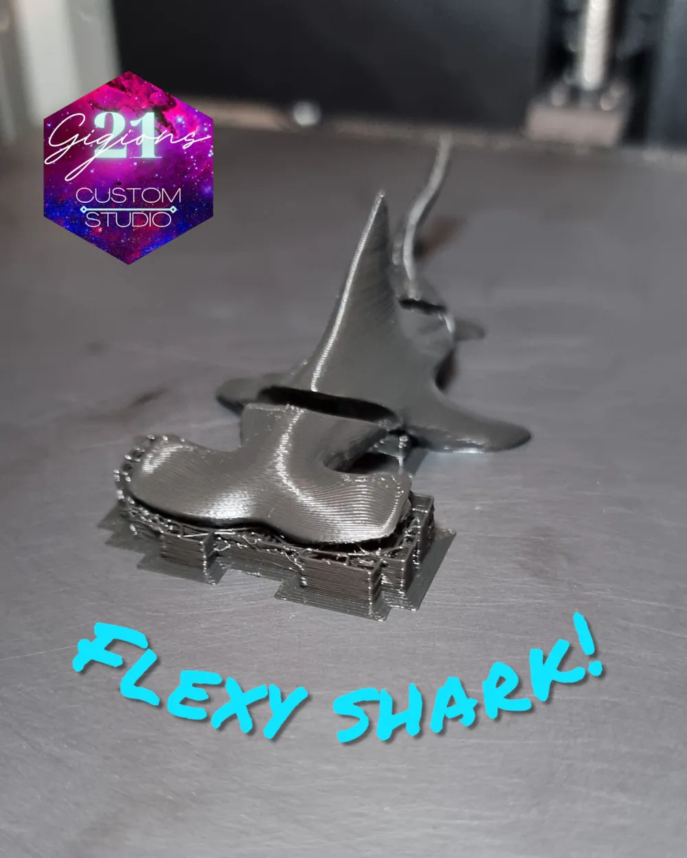 Hammer head shark Flexi articulated by Gigions21_customstudio ...