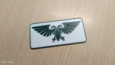 Warhammer 40K Imperial Double-Headed Eagle Emblem by GauRook - MakerWorld