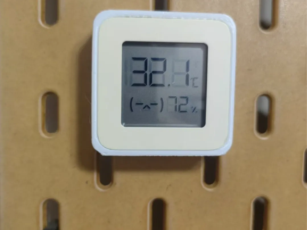 IKEA pegboard Xiaomi temperature and humidity sensor by user_1736049056 ...