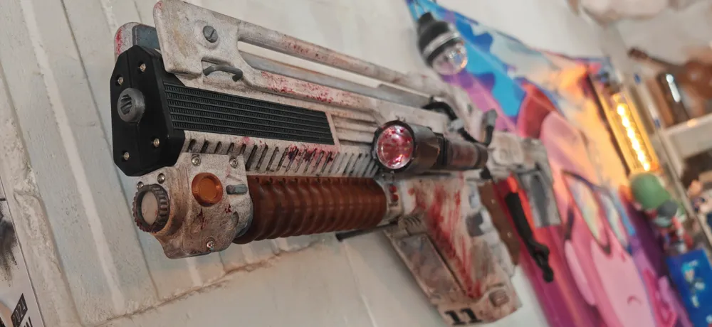Pulse Rifle Alien Romulus Flashlight holder by user_4126256085 - MakerWorld