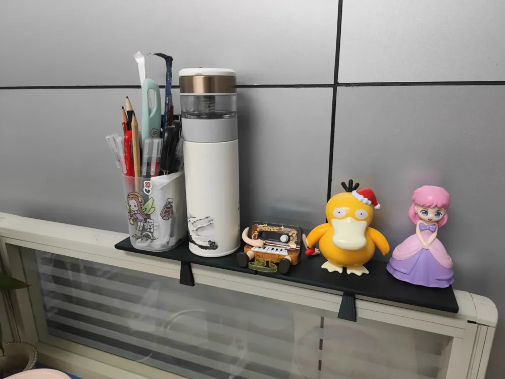 Office desk cubicle shelf object rack by Xiao3 - MakerWorld