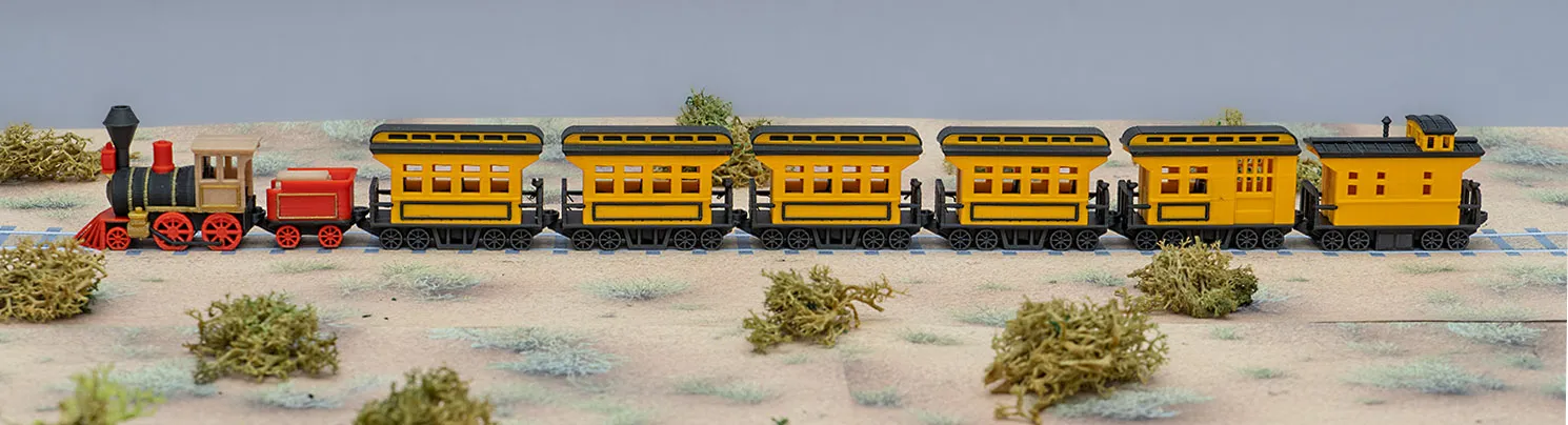 Simplified western locomotive as print in place - Free 3D Print Model ...