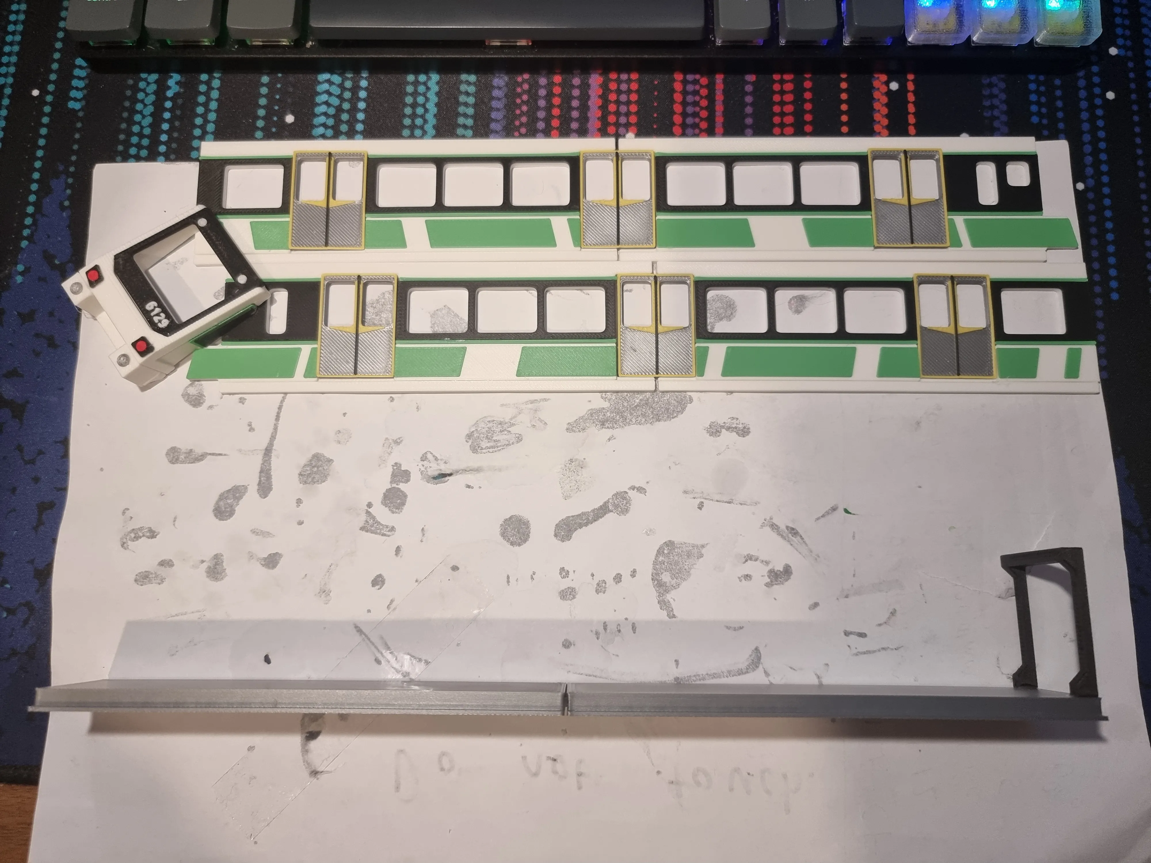 Transperth C Series EMU train - HO Scale by Cyclohexane Designs ...