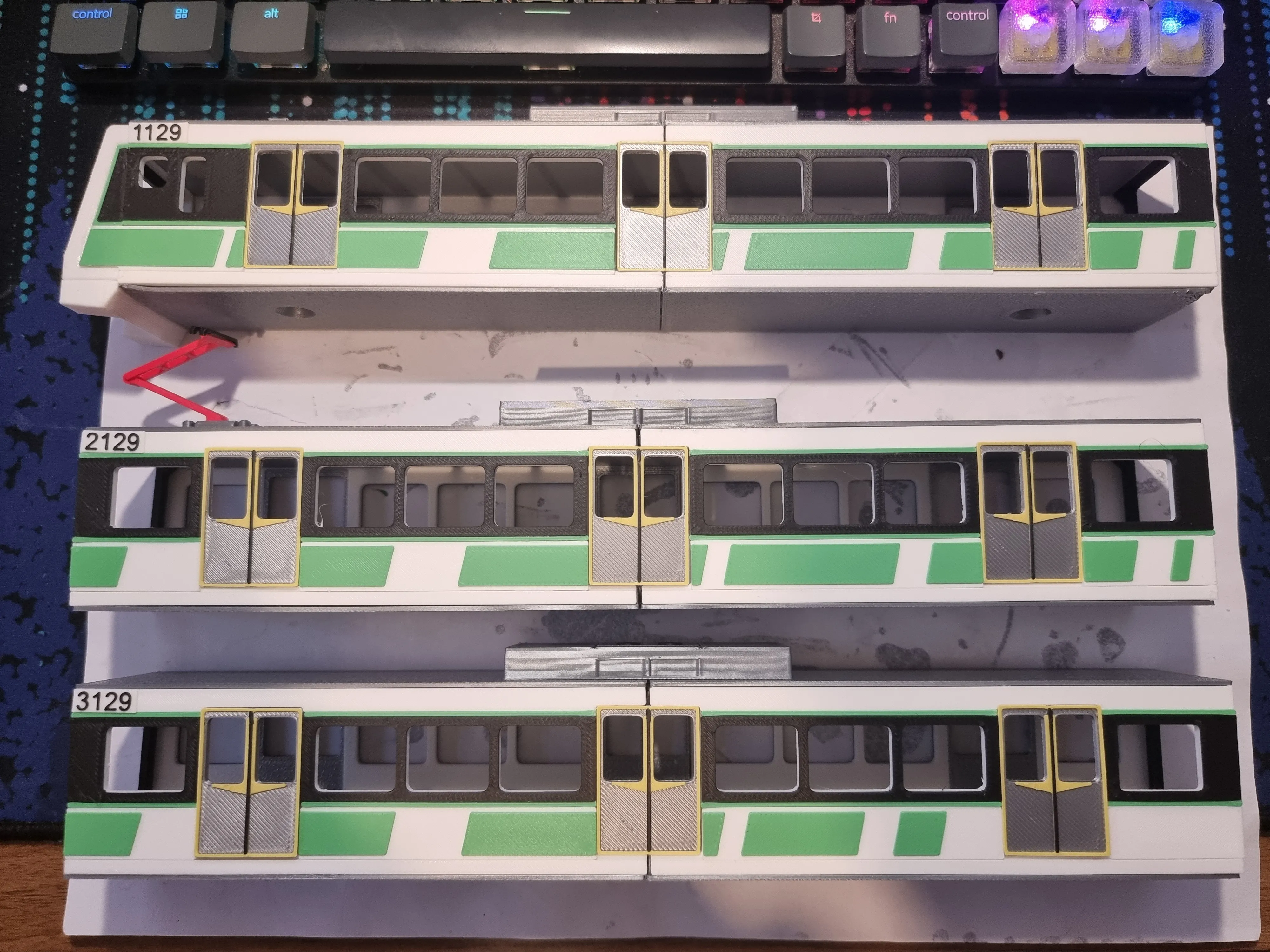 Transperth C Series EMU train - HO Scale by Cyclohexane Designs ...
