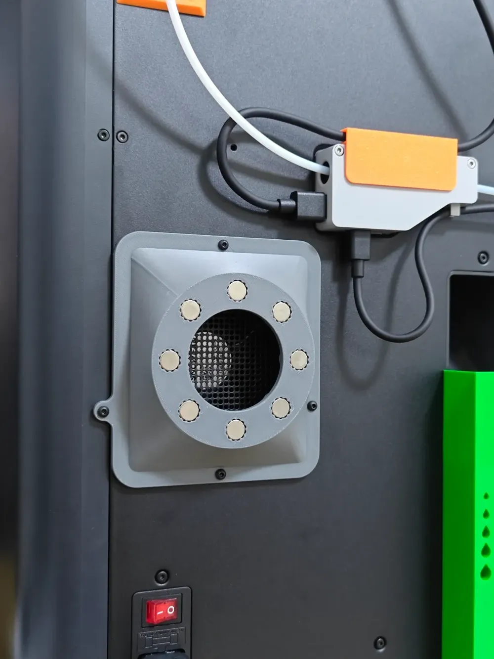 Bambu P1S Exhaust Vent 50mm by Mechanist - MakerWorld