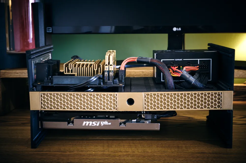 Mini ITX Open Frame Desktop PC Case by Starostenko MakerWorld: Download Free 3D Models