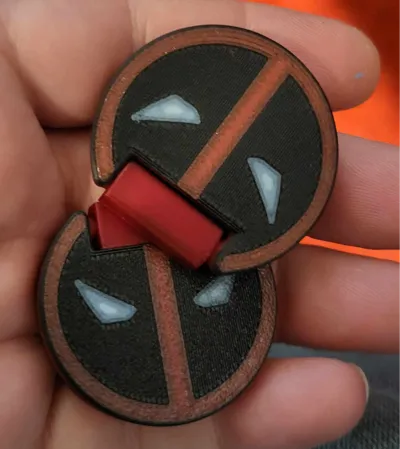 Deadpool Fidget Slider by CG PyroChild MakerWorld: Download Free 3D Models