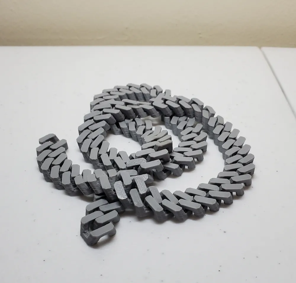 Ultra-Faceted Cuban Chain v100 - Free 3D Print Model - MakerWorld