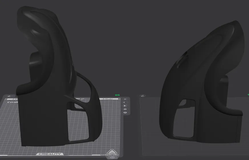 vw beetle shell 1/8 scale rc 2 parts by Adamp2412 MakerWorld: Download ...