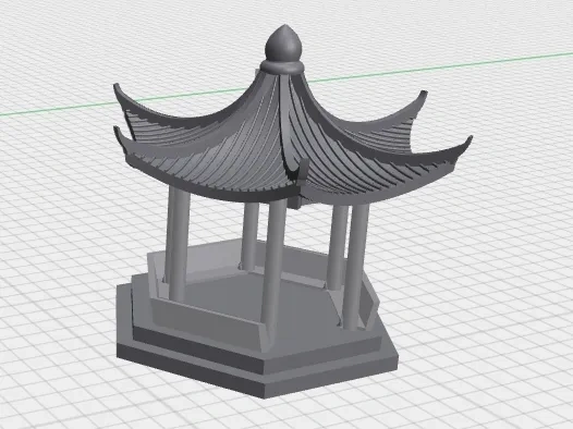 Ancient Pavilion by tpok｜心 - MakerWorld