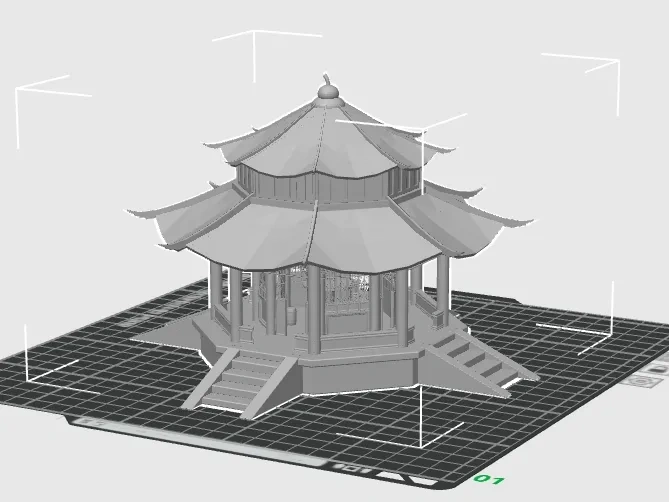 Octagonal Pavilion by tpok｜心 - MakerWorld