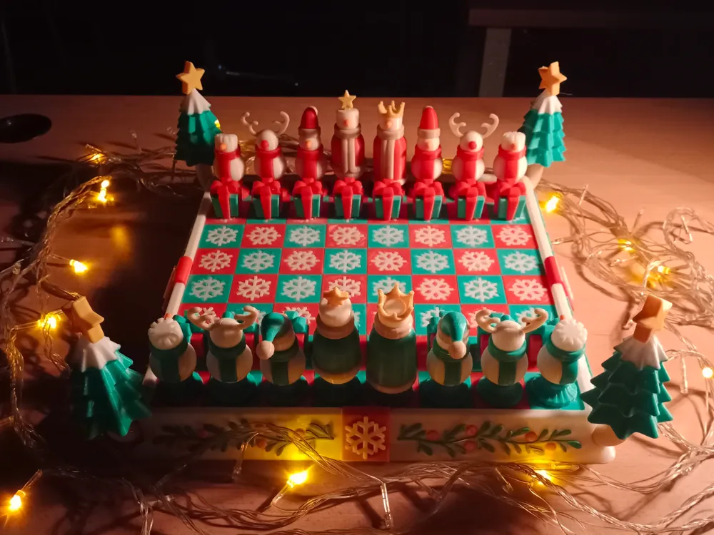 Christmas Chess (Snowman Gambit) by Faizal R Dhafin - MakerWorld