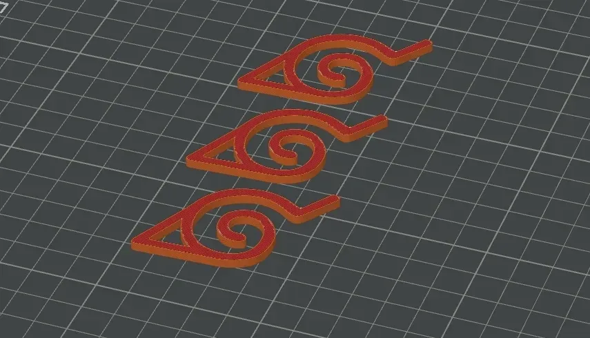 Naruto logo badge by user_201152926 - MakerWorld