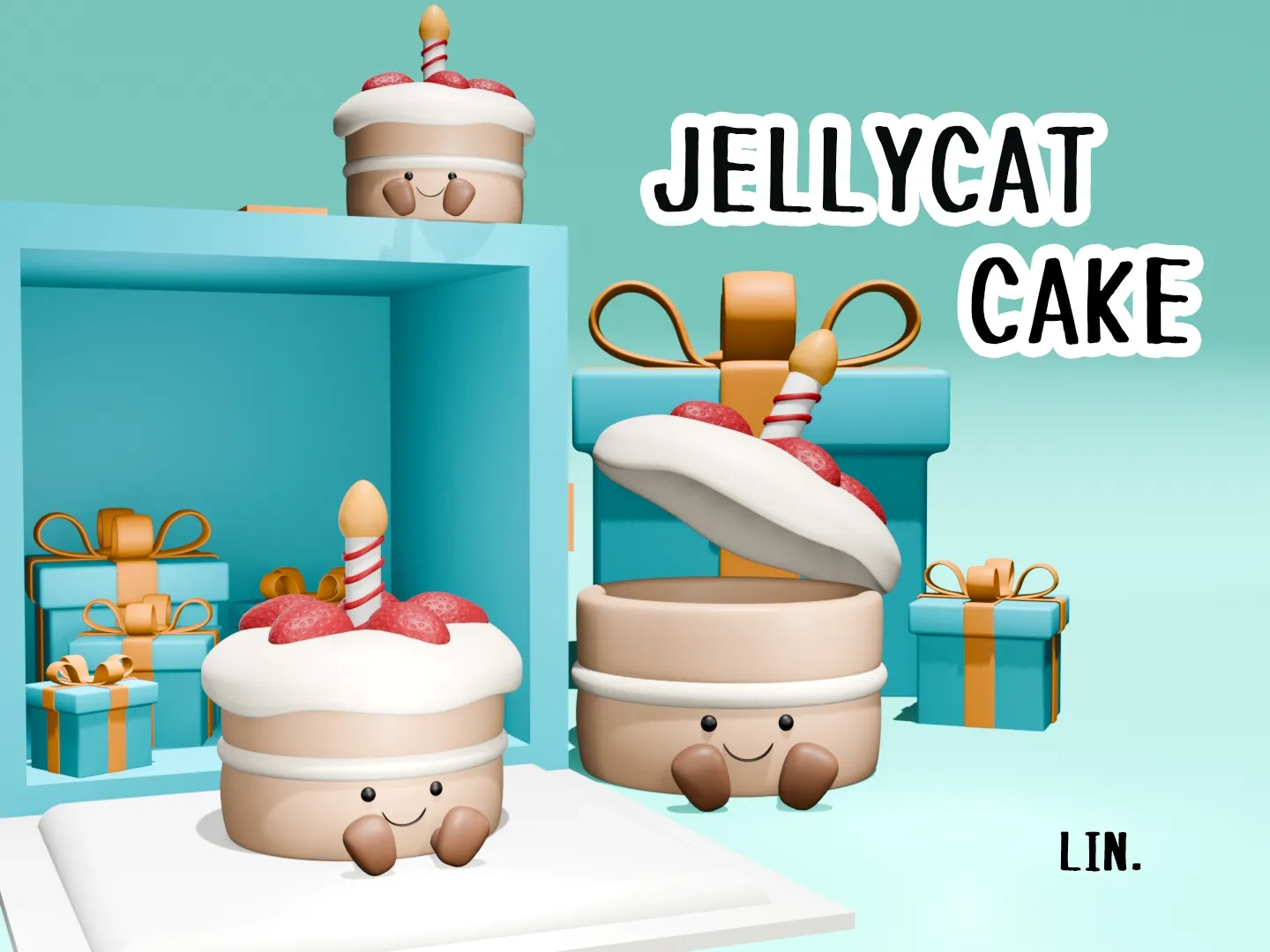 Jellycat Cake by Agnes - MakerWorld