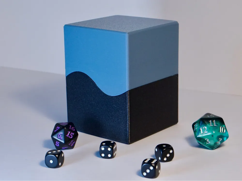 MTG Card Wave Deck Box by Ian Smith Builds - MakerWorld