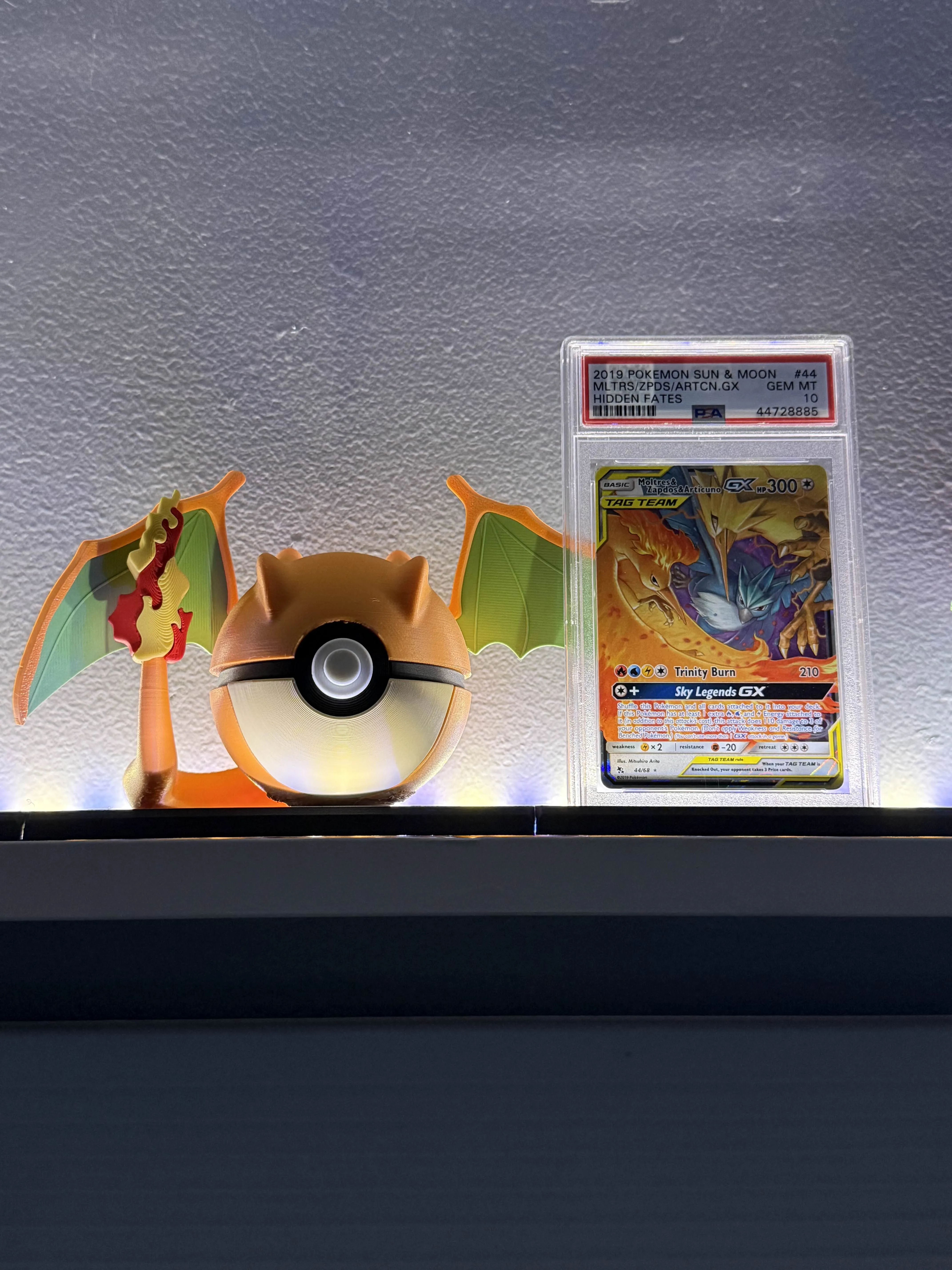 *NEW* PSA Card and Pokeball Holder LED Display V2 by Apowhihi27 ...