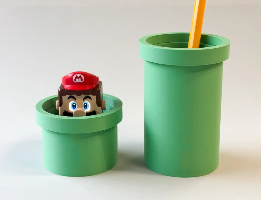 Mario pipe storage box, pen holder by GIAN - MakerWorld