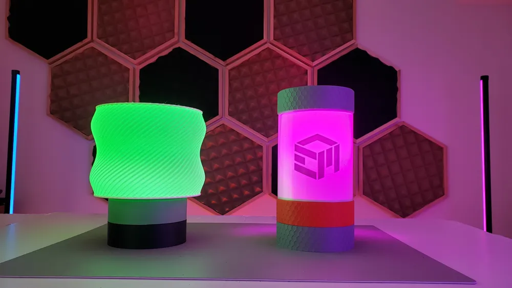 Modular Smart Lamp by Embrace Making MakerWorld: Download Free 3D Models
