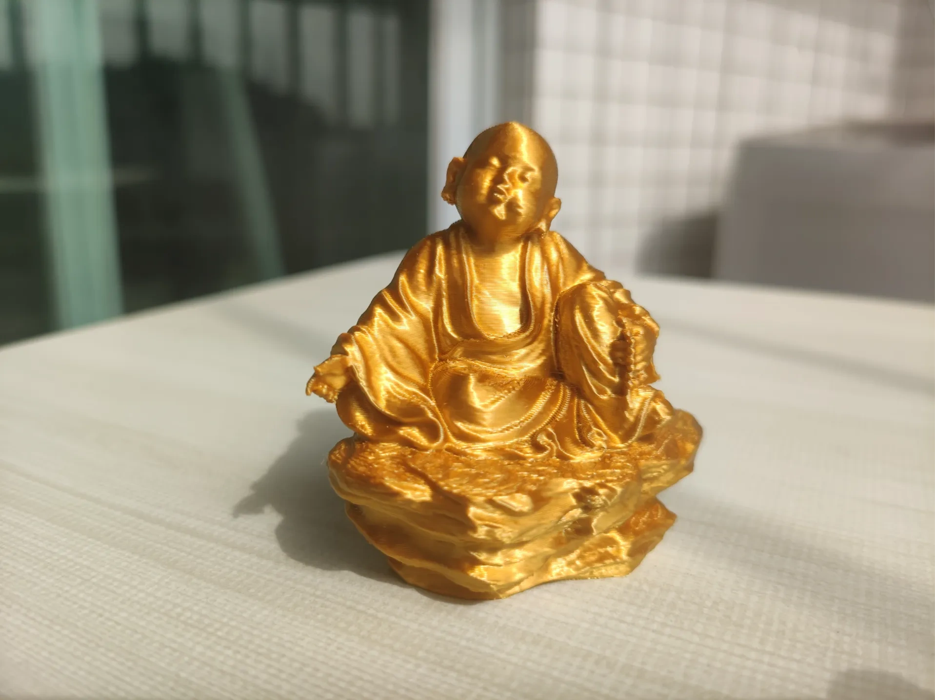 Idling Little Shaolin Monk by hild - MakerWorld