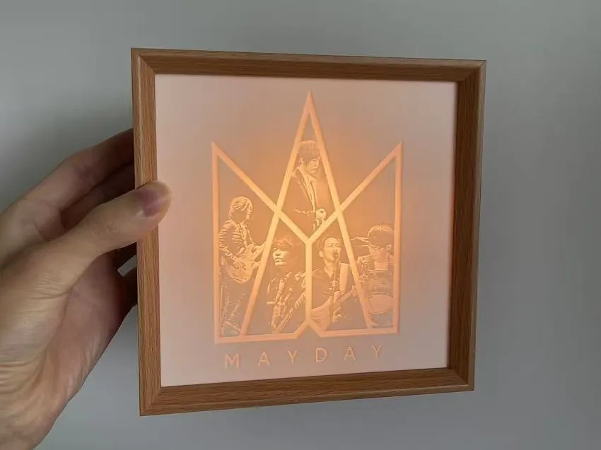 Mayday Lithophane (fits light frame) includes two sizes by wakuwaku ...