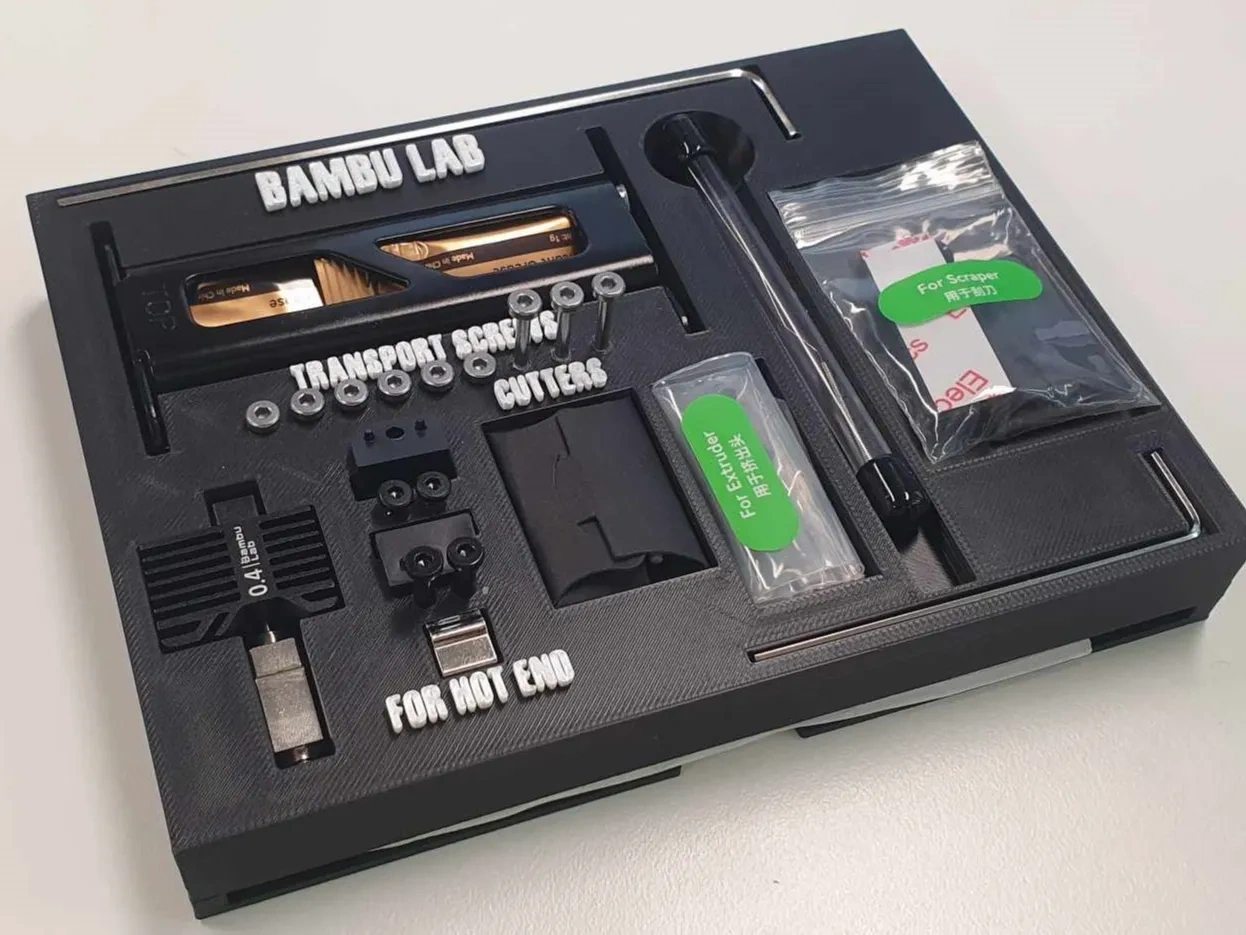 Bambu Lab X1 P1S Accessory Storage Box by 3D打印小小一 - MakerWorld