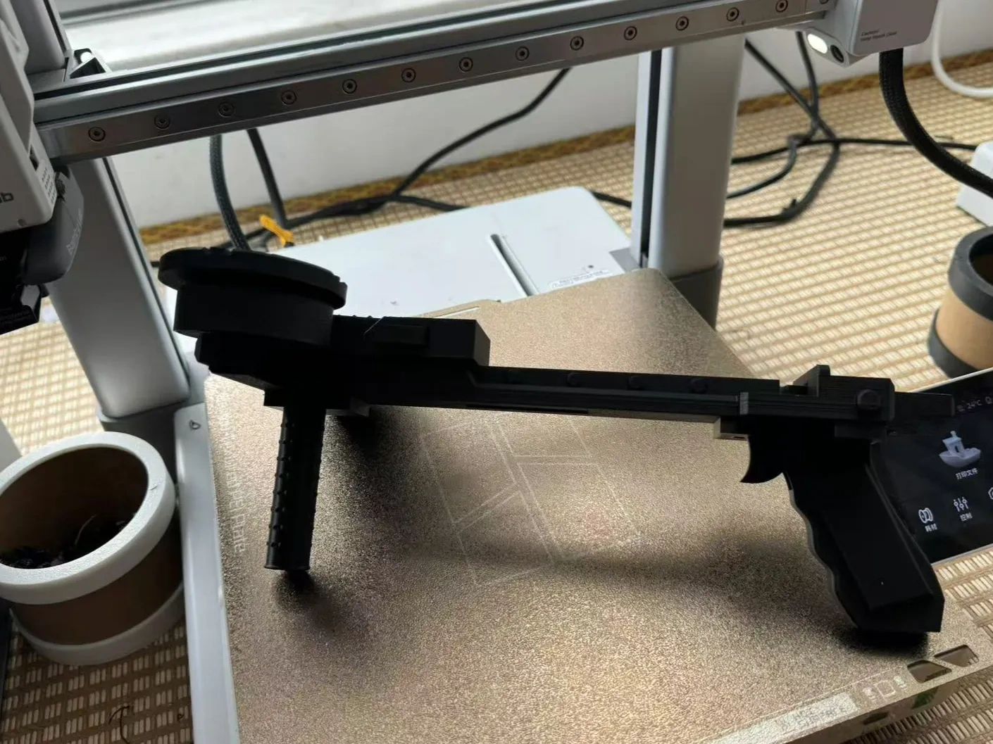 Handheld crossbow (can launch fully 3D printed projectiles, limited ...