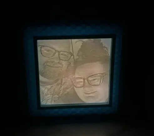 Lithophane Lithograph Fairy Light Box Frame by OfficiallyTiffany ...