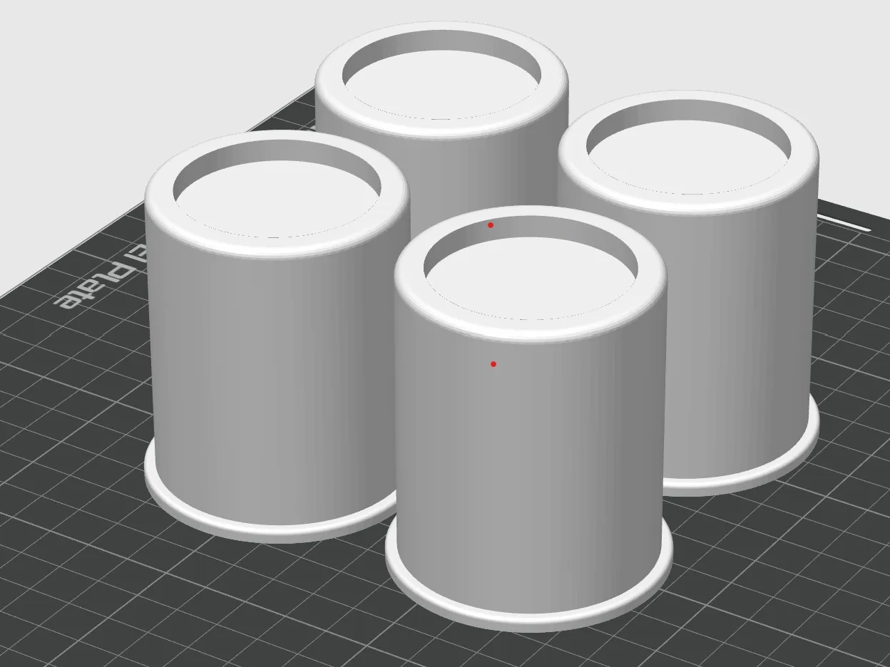 Washing Machine Riser Feet by user_307502779 - MakerWorld