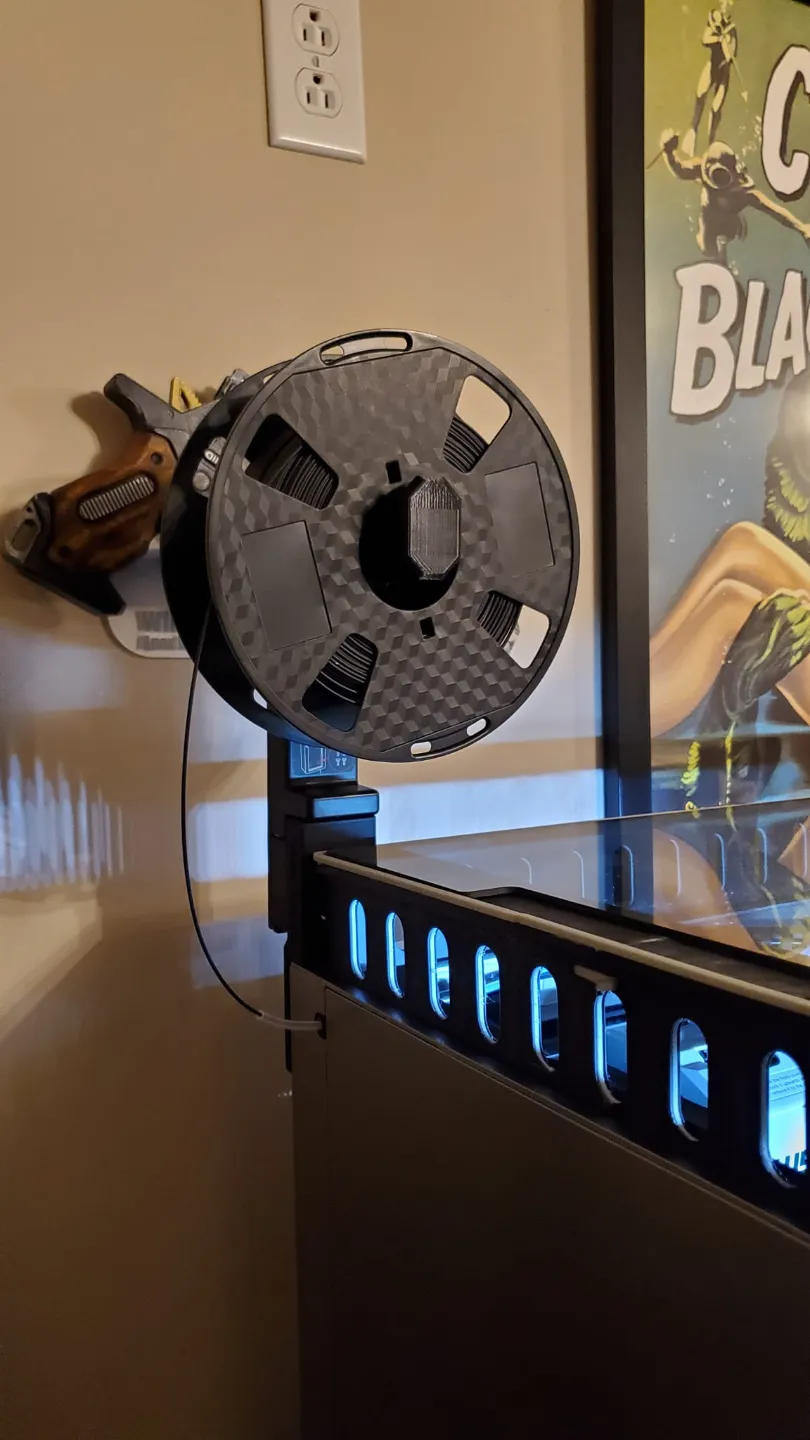 Qidi Plus4 Spool holder roller Remixed by Rusty Shackleford - MakerWorld