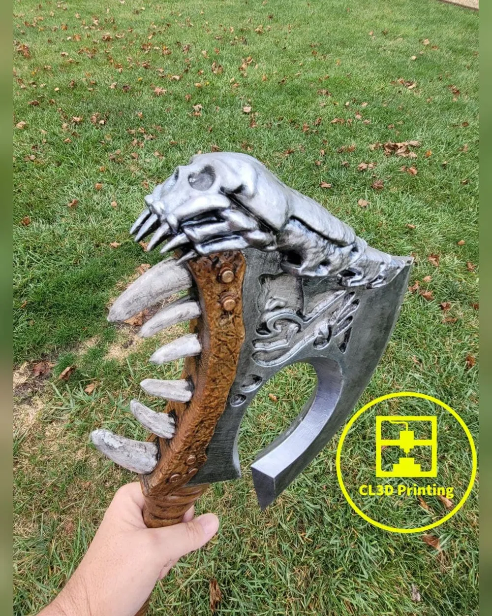 WoW Orc Gorehowl Cosplay Axe by CL3D PRINTING MakerWorld: Download Free ...