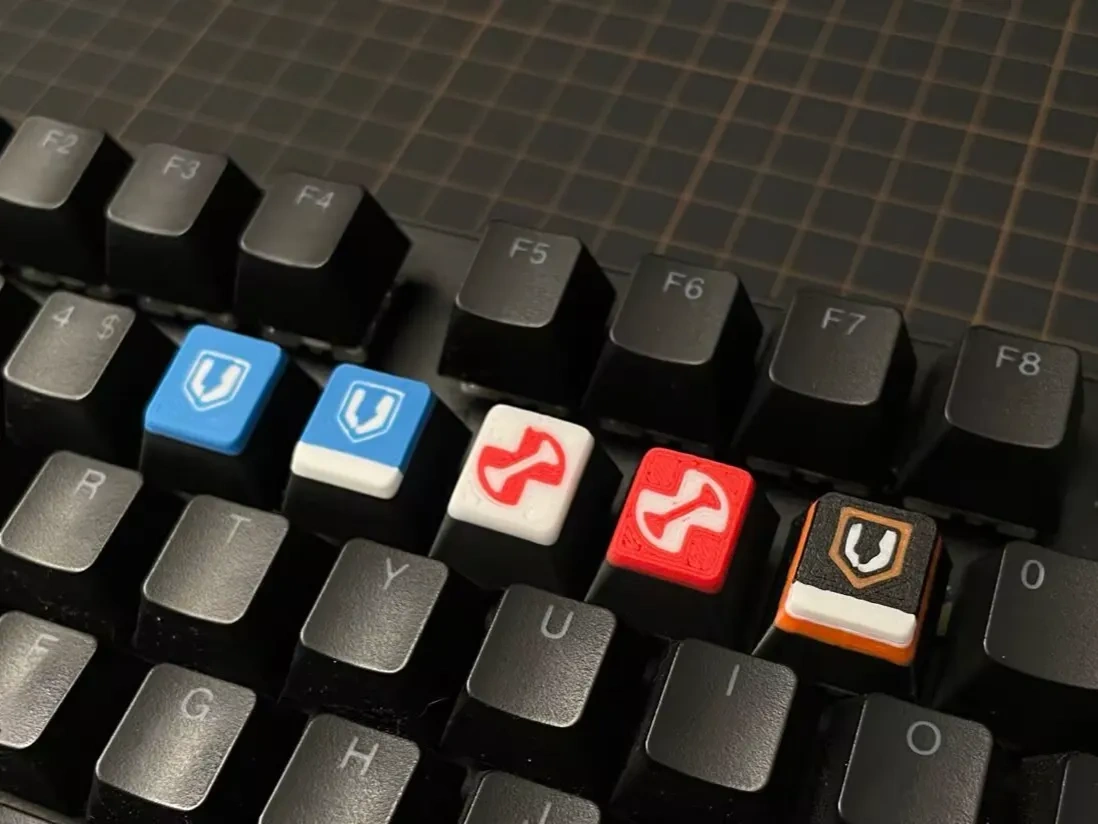 Apex Legends Healing Item Keycaps - Small Battery, Large Battery, Small ...