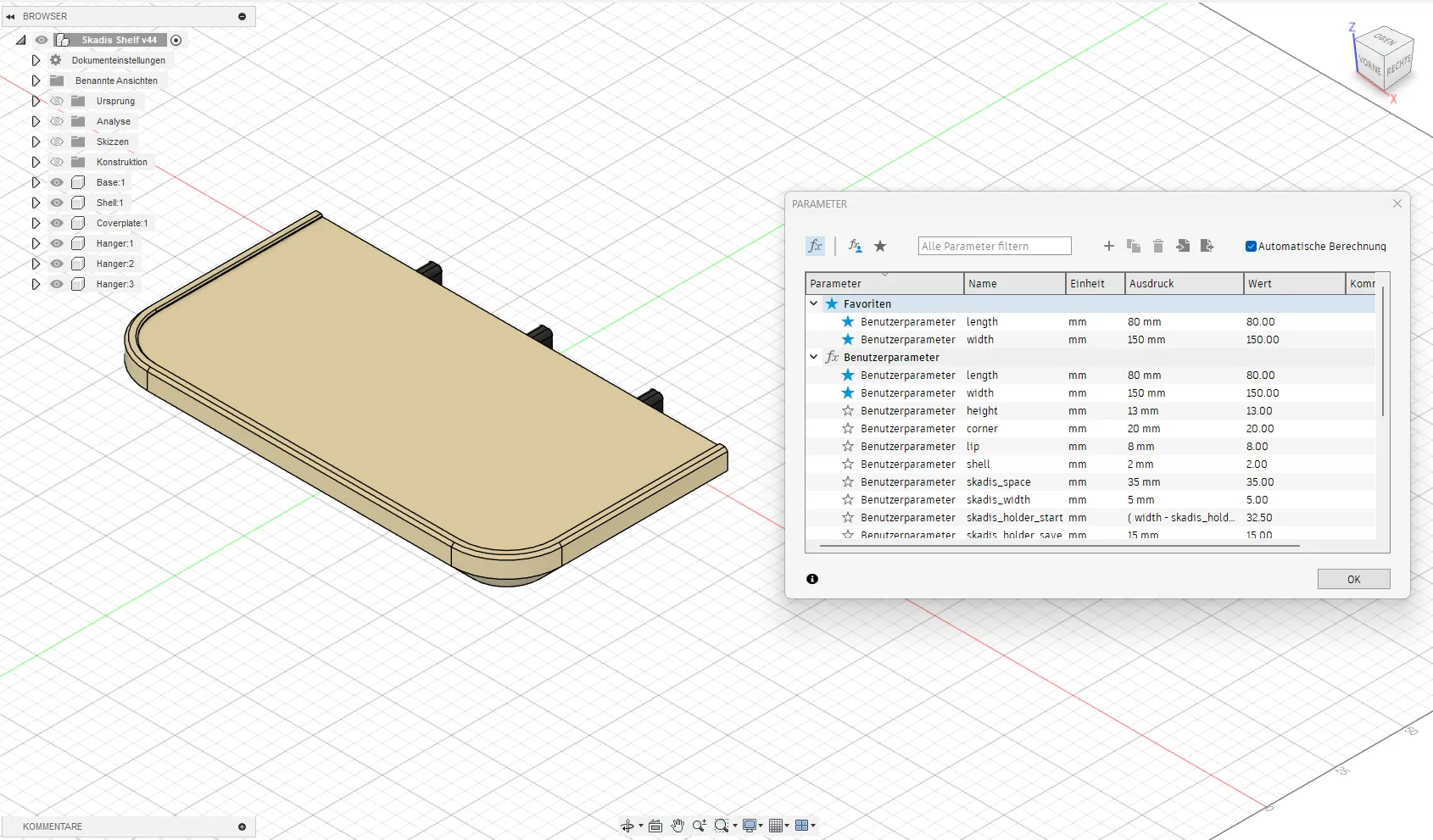 IKEA Skadis Display Shelf - Multipart no AMS by Benjamin Kott MakerWorld: Download Free 3D Models