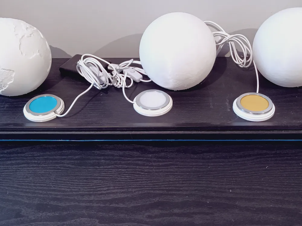 Globe Lithophane Lamps (Earth) by Pla Dreams - MakerWorld