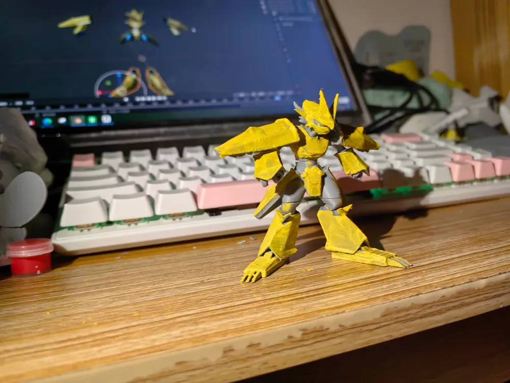 Digimon Royal Knights Series: Magnadramon/Goldramon by 玩具小屋 - MakerWorld