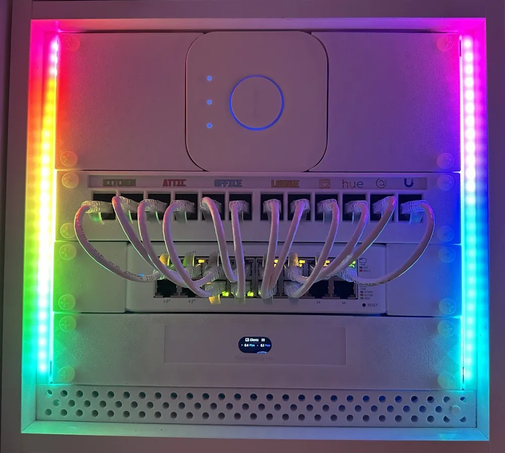 Hue Bridge Hub 10 Inch 2U Rack Mount by n3rding MakerWorld: Download ...